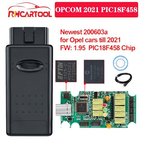 obd2 opcom profession 200603a with ftdi ft232rq pic18f458 chip for opel