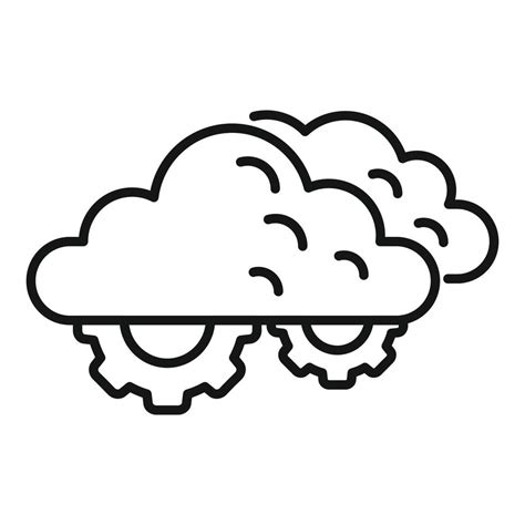 Data Cloud Control Icon Outline Vector Business Center 14917175 Vector Art At Vecteezy