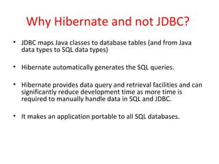 Hibernate Introduction PPT