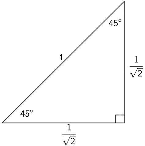 Right Angled Triangle Sides