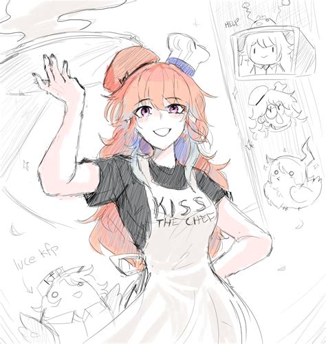 Takanashi Kiara Nerissa Ravencroft Kfp Employee And Smol Kiara Hololive And More Drawn By