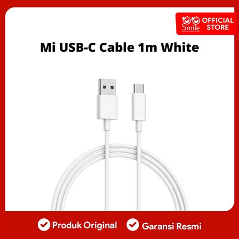 Jual Mi USB C Cable 1m White Shopee Indonesia
