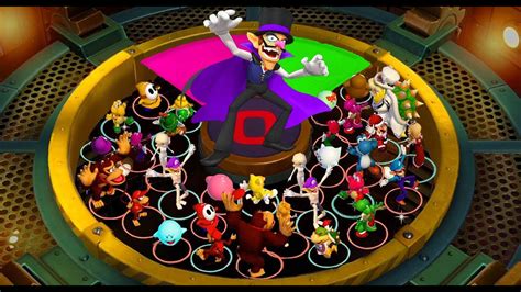 [슈퍼마리오파티] 미니게임 와루이지vs루이지vs마리오vs피치 Com 최강의 달인 Youtube