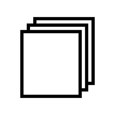 Duplication Line Icon Free Symbol 44766583 Vector Art At Vecteezy