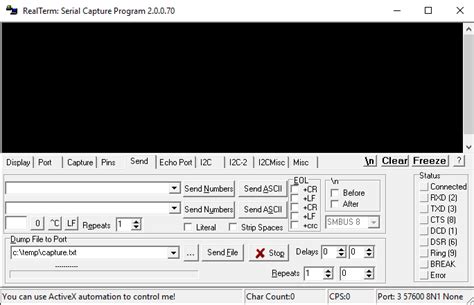 Can Putty Be Used To Send Serial Data From The PC To The PIC How Electrical Engineering