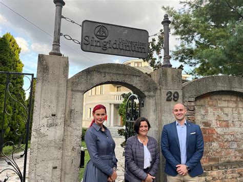 Iao Global Chapter Members On Visit Inspection At Singidunum University