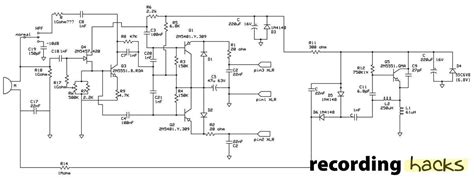 Schematic Diagram For D 104 Microphone