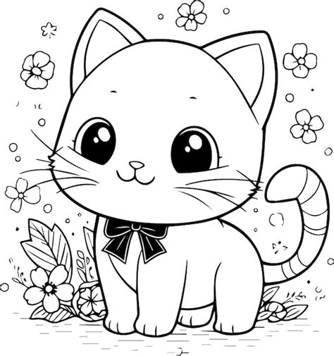 かわいいctaぬりえページ8 Premium Ai生成ベクトル画像 かわいいctaぬりえページ8 Premium Ai生成ベクトル画像