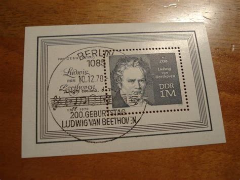 Block Ddr 1970 O Beethoven Gebraucht In Niederwil Ag Für Chf 1 Mit Lieferung Auf Ricardo