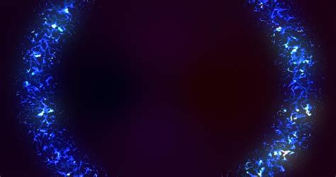 Premium Photo Futuristic Abstract Blue Exploding Ring Circle Glowing