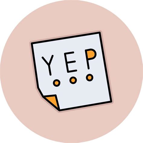 Yep Vector Icon 37251454 Vector Art At Vecteezy