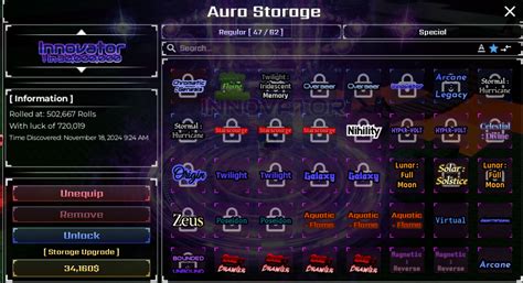 My Sols Rng Inventory As Of 11182024 Eon 1 Fandom