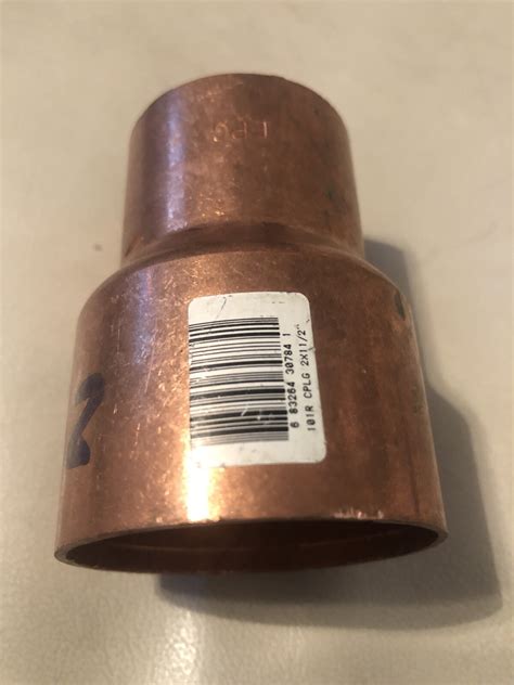 Elkhart 30784 Copper Reducer Coupling 2 X 1 12 Sweat New Bulk Stock