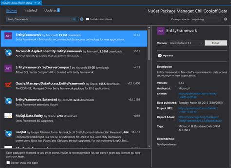 getting started with entity framework 6 code first marathon consulting