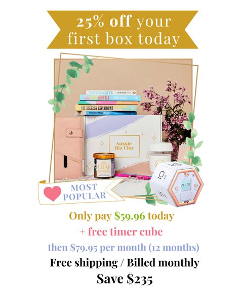 Choose A Subscription Length Subscription Box For Female