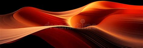 Waves Of Vibrant Color Flow Seamlessly In An Abstract Art Composition Generative Ai Stock