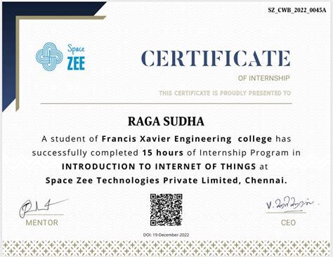 Raga Sudha On Linkedin Iot Internetofthings Certification