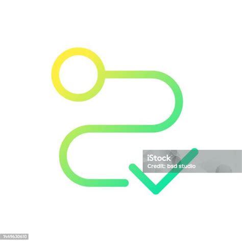 배달 완료 픽셀 완벽한 그라데이션 선형 Ui 아이콘 개념에 대한 스톡 벡터 아트 및 기타 이미지 개념 거리가 먼 공급망 Istock