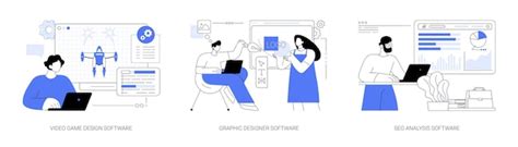 Premium Vector Professional Software Abstract Concept Vector