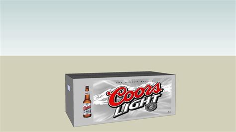 Coors Light Case 3d Warehouse