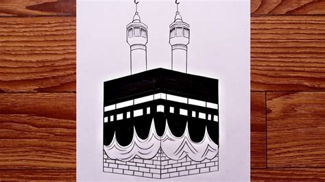Easy Makkah Drawing Tutorial Beautiful Kaaba Draw Step By Step The Best Porn Website