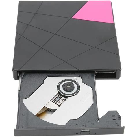 Lecteur Dvd Externe Ultra Fin Pour Pc Graveur De Cd Dvd Portable Usb Gbit S Compatible