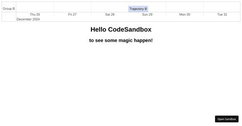 React Vis Timeline Examples Codesandbox