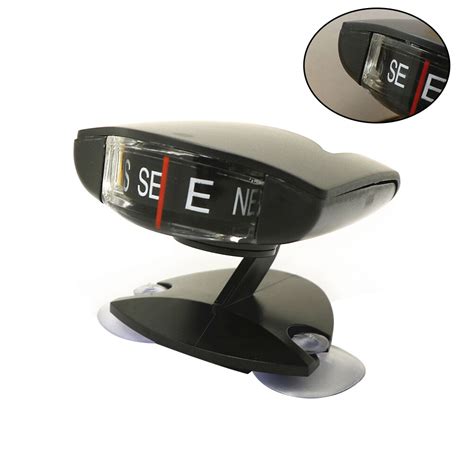 Mini Car Compass Ball Universal Suction Cup Auto Compass For Car