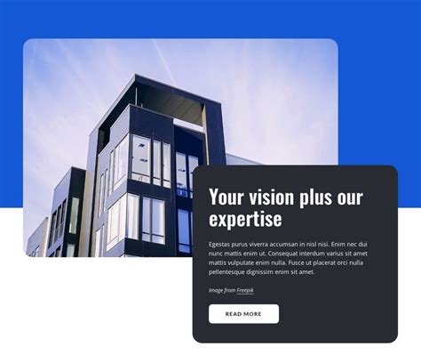 architecture company html template by nicepage