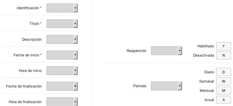 Calendario Documentación De Scriptcase Low Code