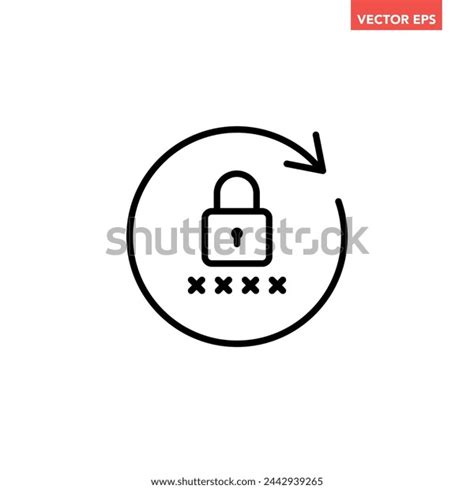 Icon Password Reset Photos And Images And Pictures Shutterstock