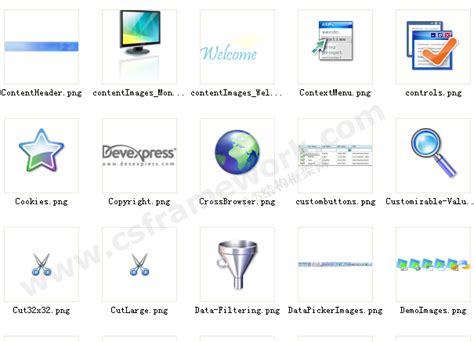 Devexpress824组件专业图标cs框架网