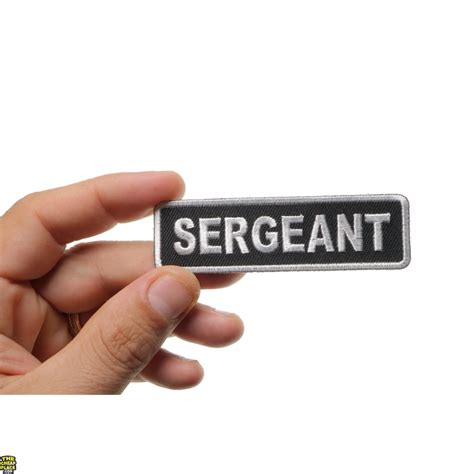 Sergeant Patch Ranks Titles Nicknames Thecheapplace