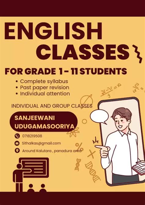 English Classes For Grade 1 Al English Ol Grade 6 11 Kalutara