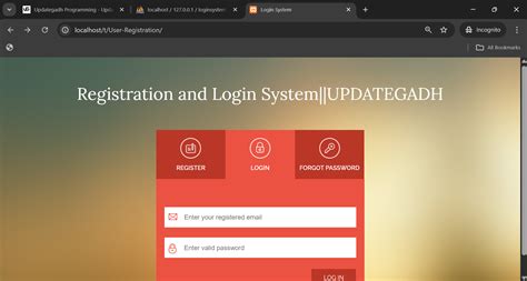 🔐 Best Free User Registration And Login System With Admin Panel In Php