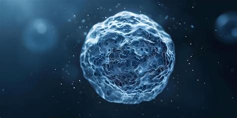 3d Render Of Embryonic Stem Cell For Scientific Research And Education