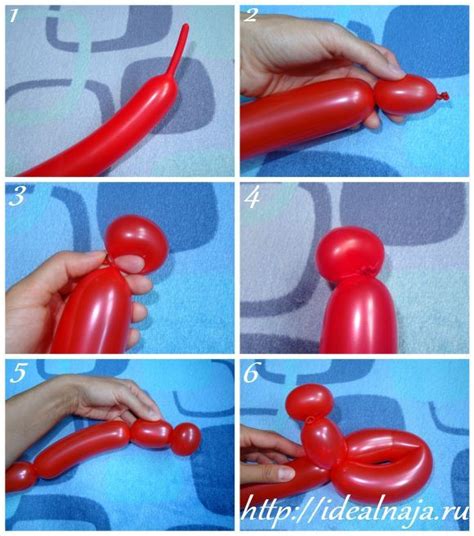 Как сделать розу из длинных шариков ч 1 Поделки из воздушных шариков Декорации из воздушных