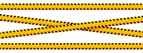 주의 블랙과 옐로우 프린트가 있는 수평 및 교차 주의 테이프 세트 건설 작업 구역 또는 비상 구역의 장벽에 대한 안전 경계 경고 줄무늬 벡터 평면 그림 가장자리에 대한 스톡