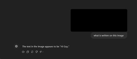 Gpt4o Image Recognition Its Correct Btw You Can Probably Screenshot The Black Image And Try It