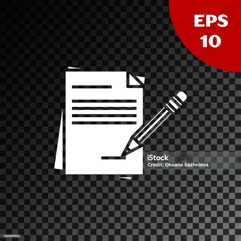 투명 한 어두운 배경에 격리 지우개 아이콘 화이트 빈 노트북 및 연필 종이와 연필 벡터 일러스트레이션 개념에 대한 스톡 벡터 아트 및 기타 이미지 Istock