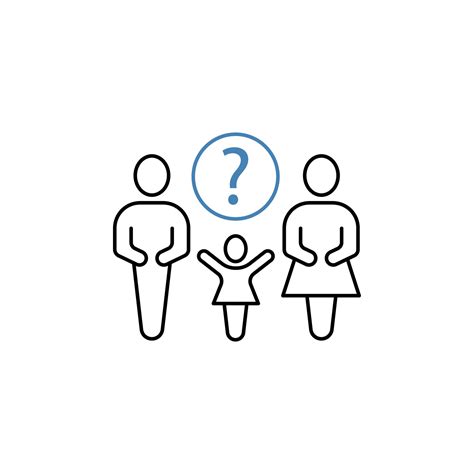 Custody Concept Line Icon Simple Element Illustrationcustody Concept