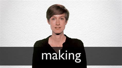 How To Pronounce Making In British English Youtube