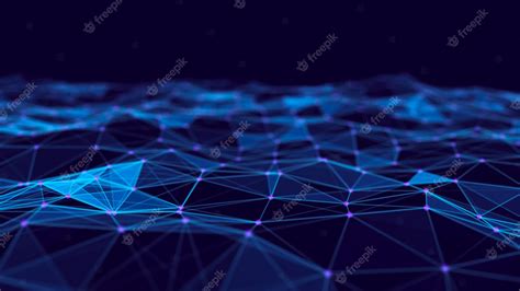 Premium Photo Abstract Technology Background Network Connection