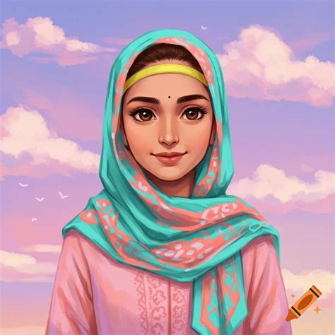 Girl Wearing A Hijab On Craiyon