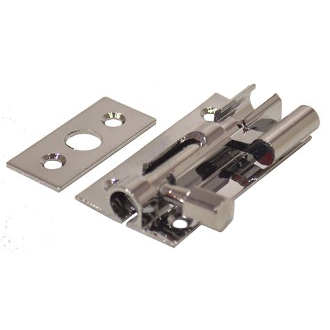 Centurion Necked Solid Brass Barrel Bolts Polished Chrome 25mm X 50mm