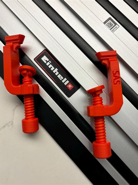 Einhell Track Saw Guide Rail G Clamp All In One Pk 2 Complete Etsy