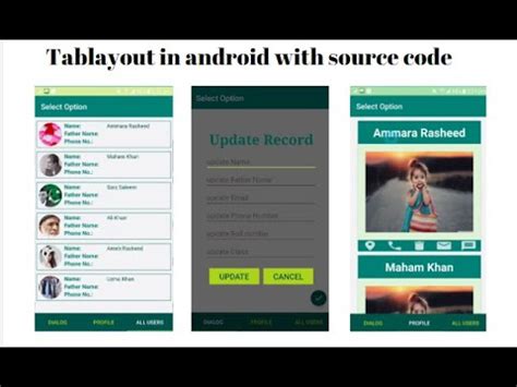 Tablayout In Android Studio With Example 1 YouTube