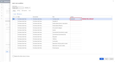 create alert in a ⚡single click in d365fo