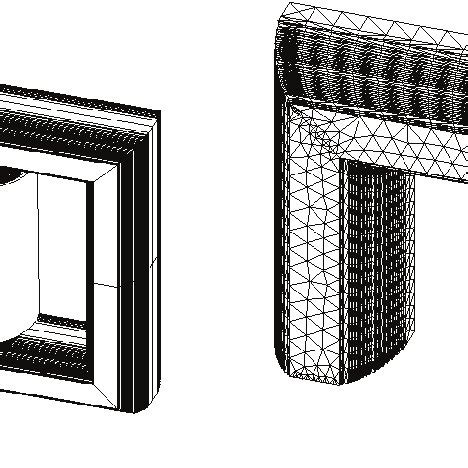 The Single Phase 4 Limb Power Transformer And Its FEM Model With Download Scientific Diagram