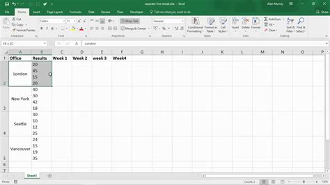 How To Split Multiple Lines In One Cell Printable Forms Free Online